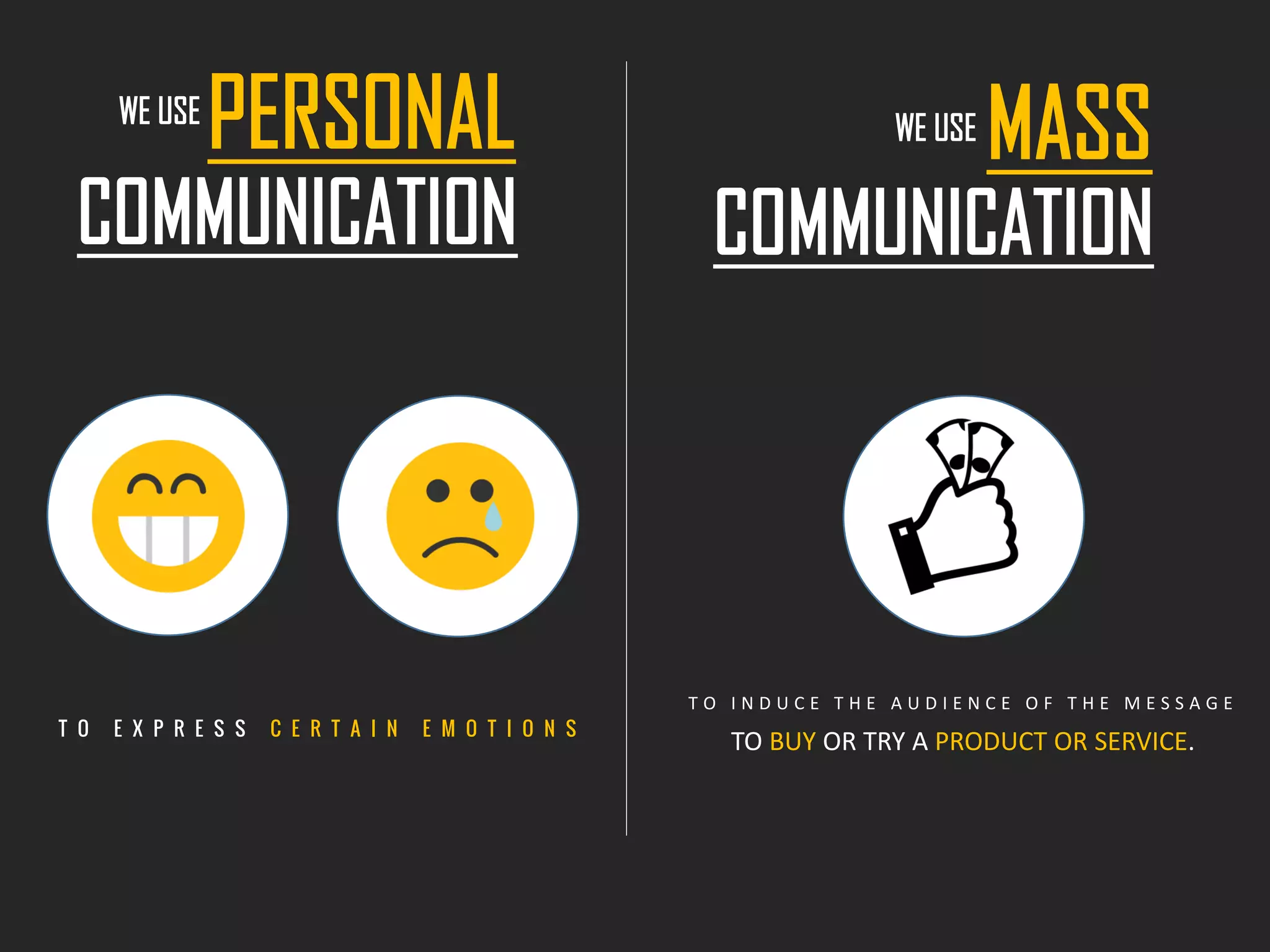 Difference between Mass & Personal COMMUNICATION | PDF