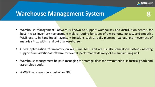 Difference between Warehouse Management System (WMS) and Enterprise ...
