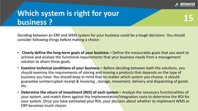 Difference between Warehouse Management System (WMS) and Enterprise ...