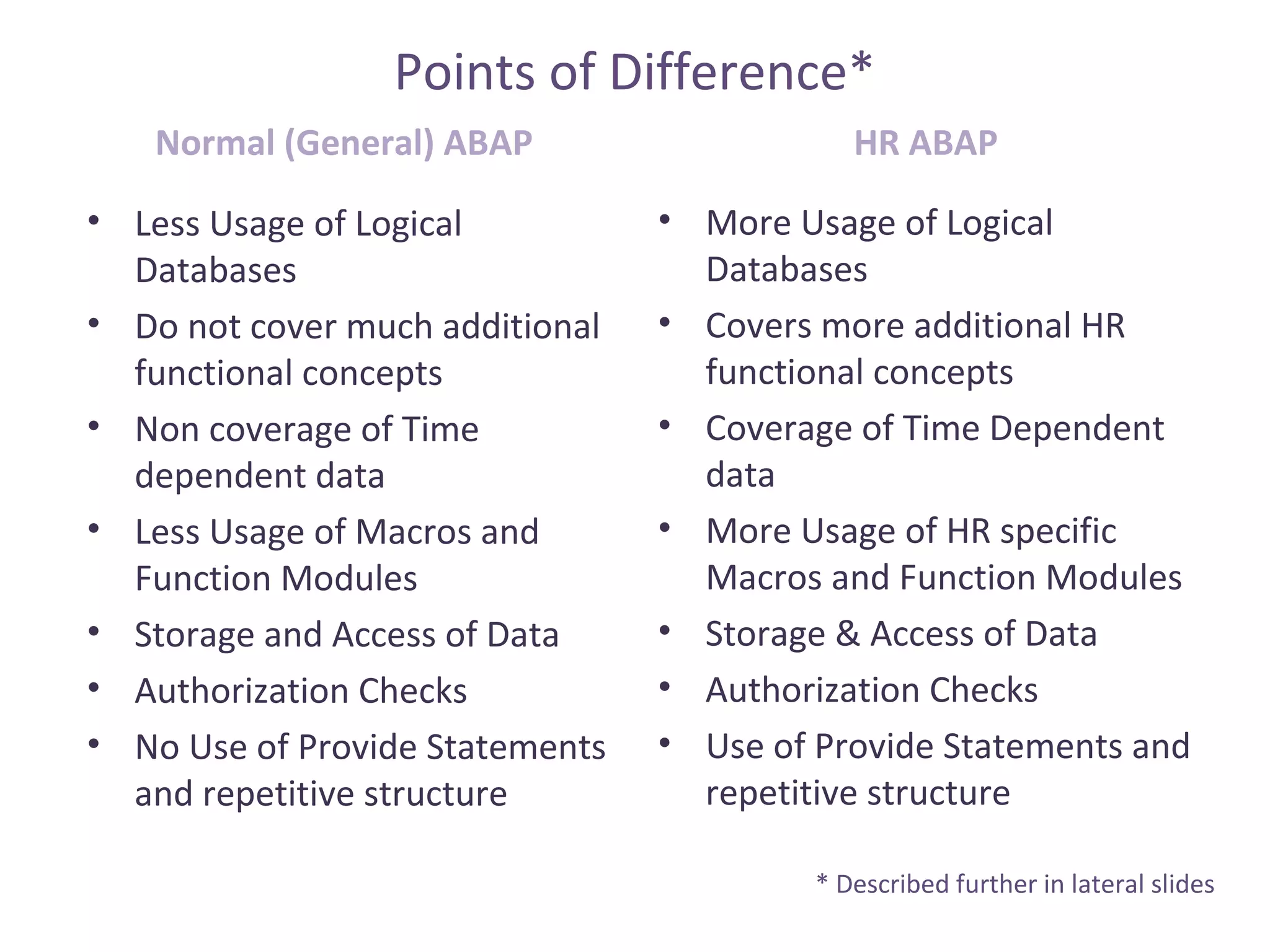 How HR ABAP is difference with ABAP ? | PPT