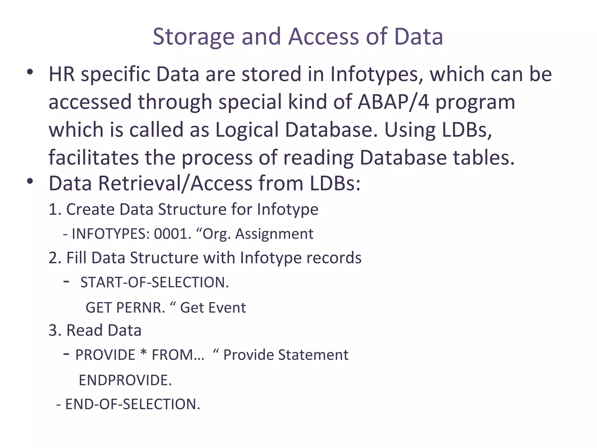 How HR ABAP is difference with ABAP ? | PPT