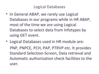 How HR ABAP is difference with ABAP ? | PPT