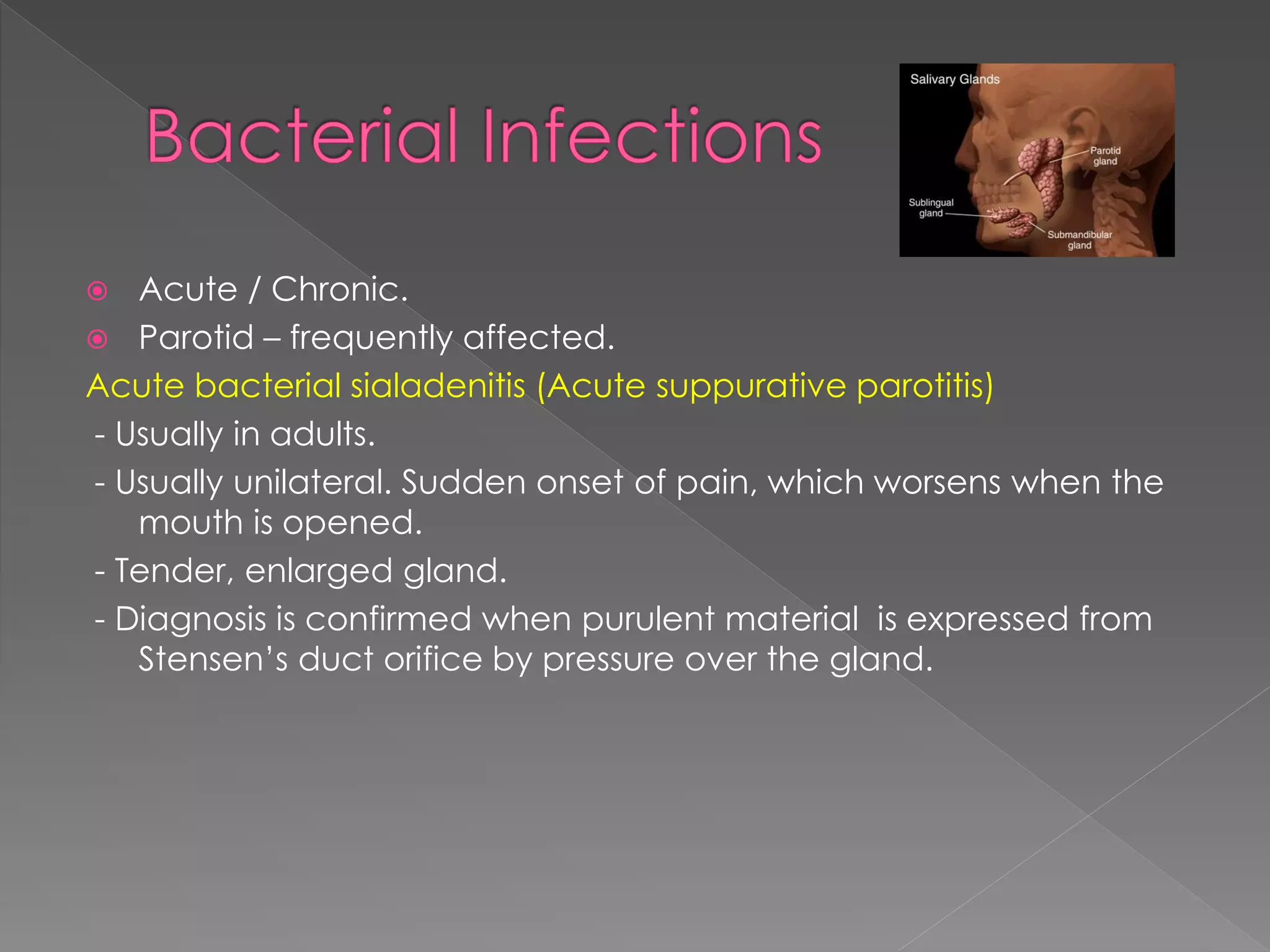 Differential Diagnosis of Salivary Gland Lesions | PDF