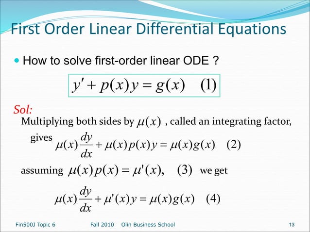 Introduction to ordinary differential equation | PPT | Programming Languages | Computing