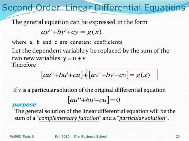 Introduction to ordinary differential equation | PPT | Programming ...