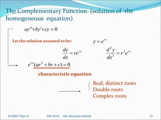 Introduction to ordinary differential equation | PPT