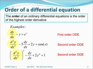 Introduction to ordinary differential equation | PPT