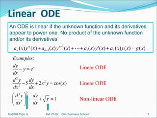 Introduction to ordinary differential equation | PPT