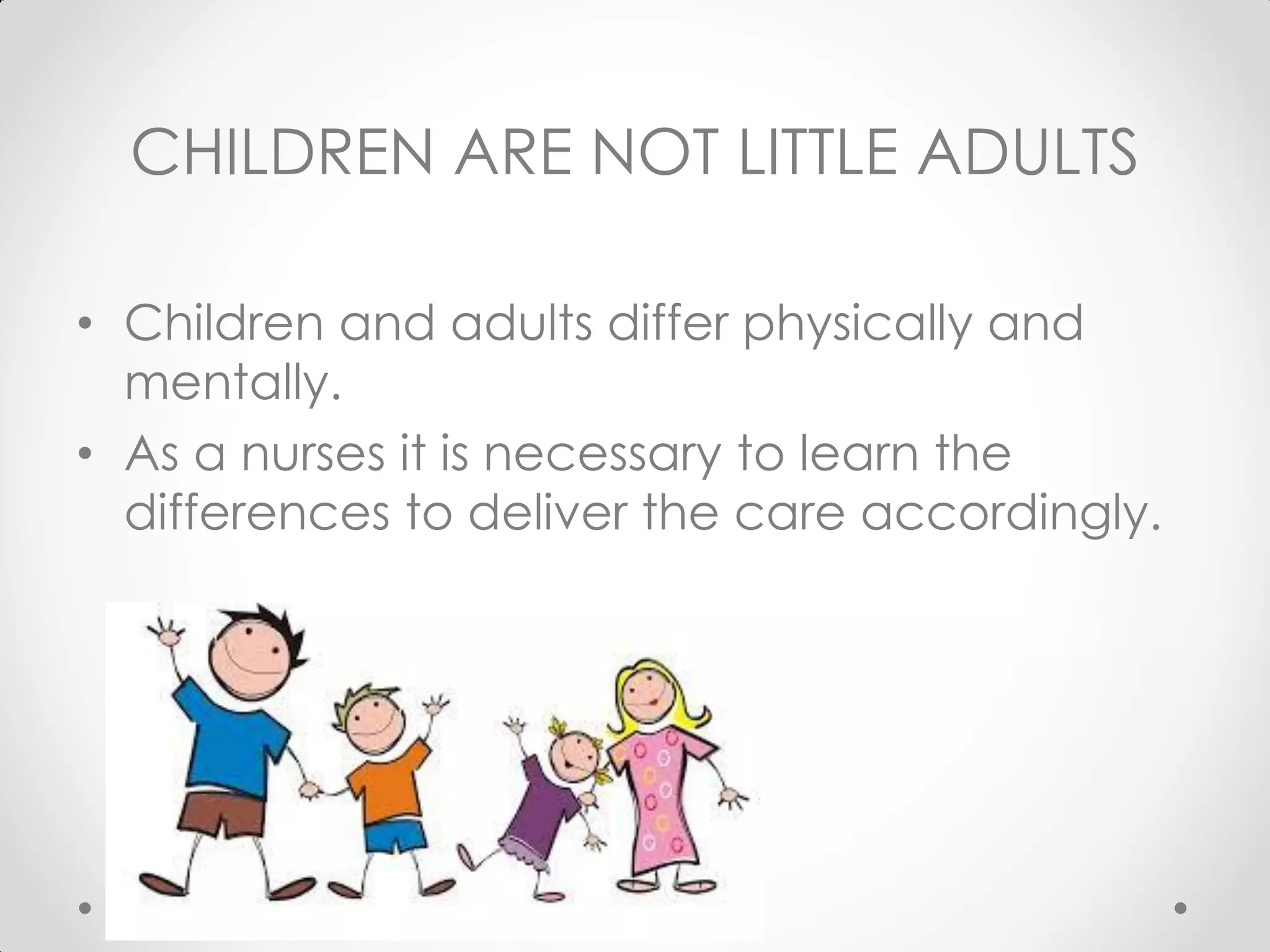 Difference between child and adult | PPT