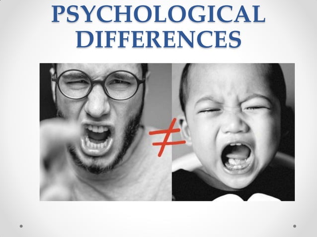 Difference between child and adult | PPT