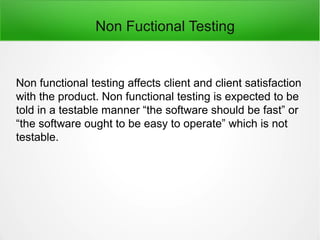 Difference between-functional-testing-and-non-functional-testing | PPT