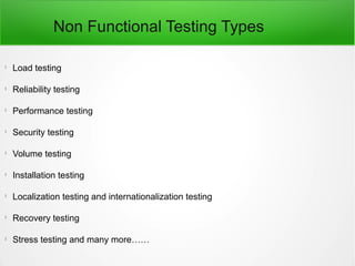 Difference between-functional-testing-and-non-functional-testing | PPT