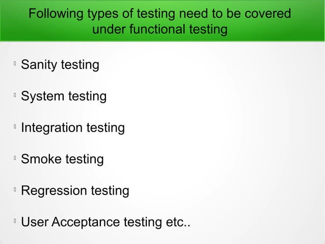 Difference between-functional-testing-and-non-functional-testing | PPT