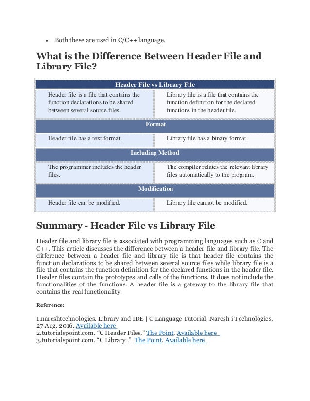 Difference-Between-Header-File-and-Library-File.pdf Difference-Between-Header-File-and-Library-File.pdf