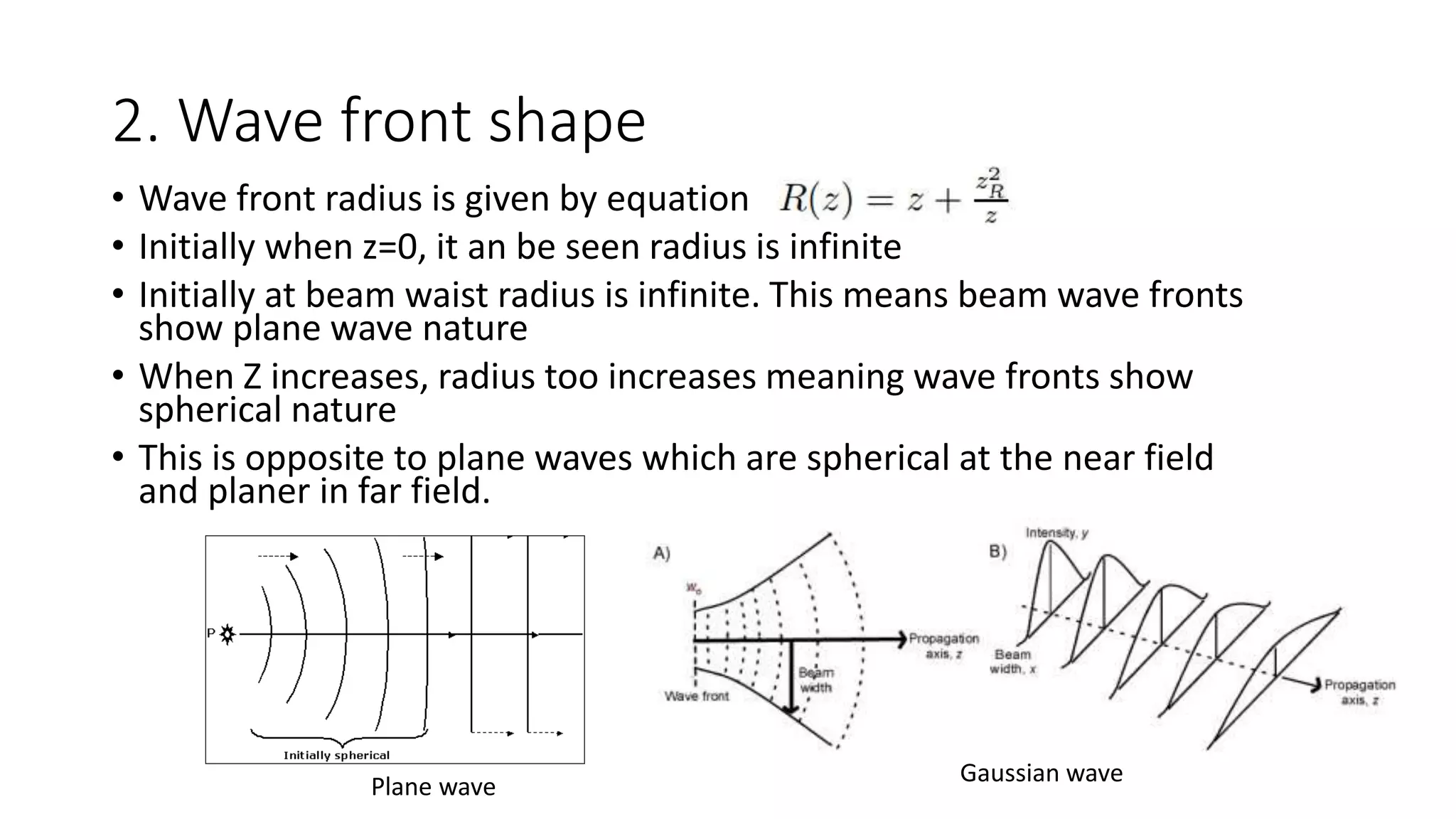 Difference between plane waves and laser | PPTX