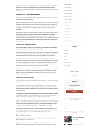 Software ‘Developer’ Or ‘Engineer’: What’s the Difference? | PDF