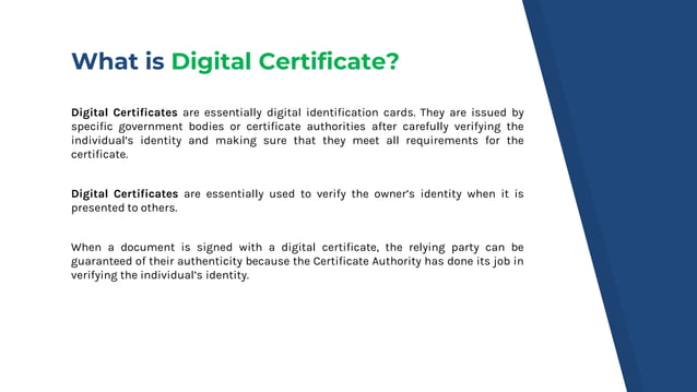 Difference Between Digital Signature vs Digital Certificate | PPTX ...