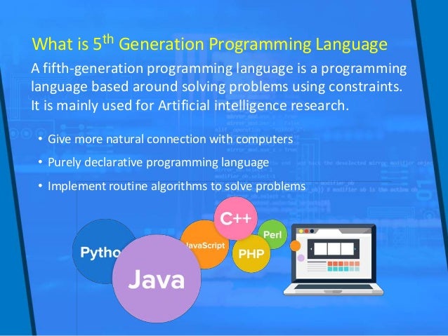 Difference between 4th and 5th generation programming languages