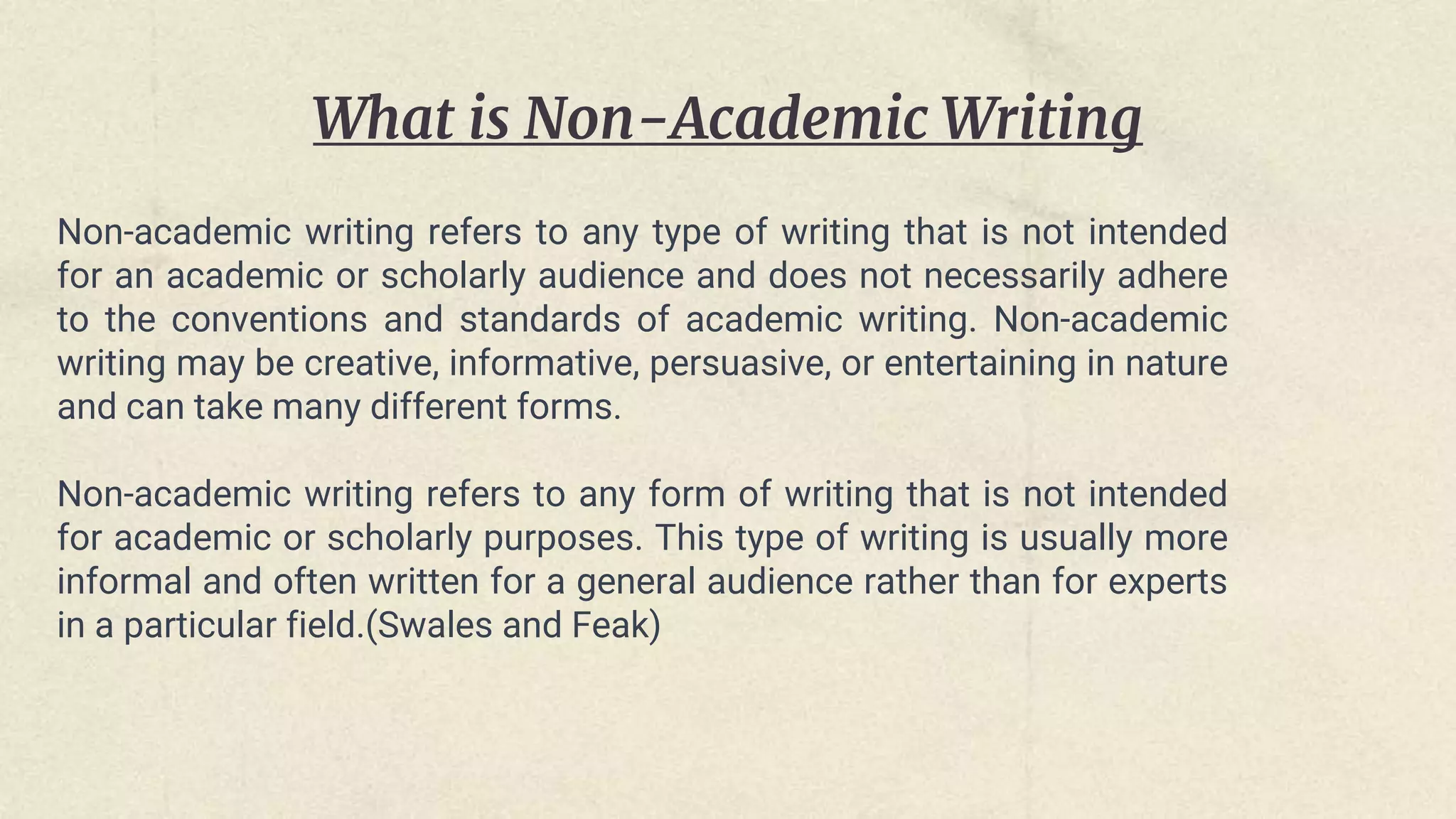 Difference between Academic and Non Academic Writing.pptx