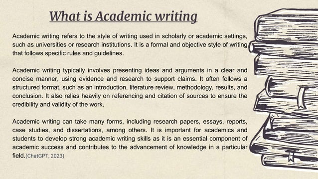 Difference between Academic and Non Academic Writing.pptx | Publishing ...