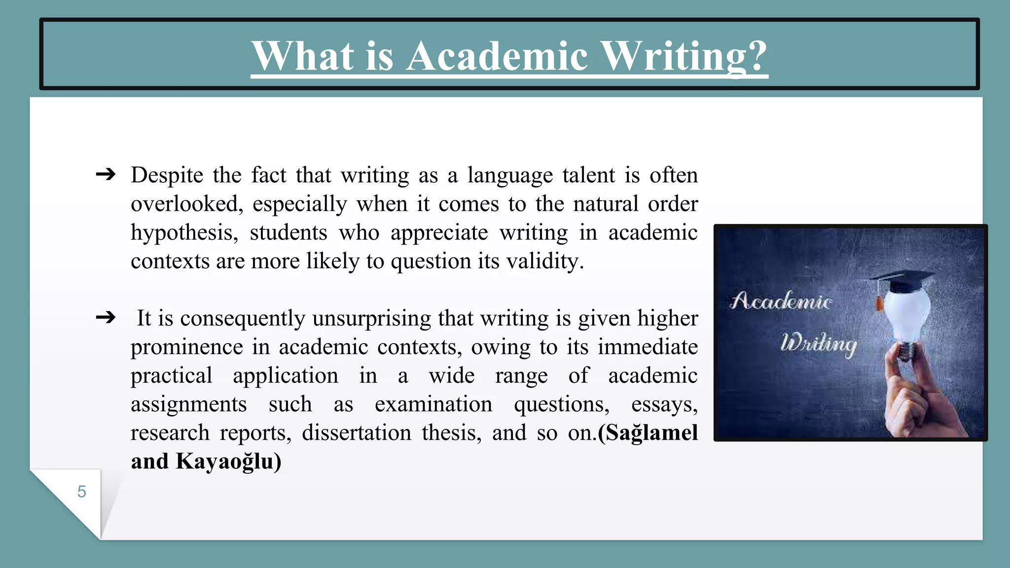 Difference between Academic Writing and Non-academic Writing | PPTX