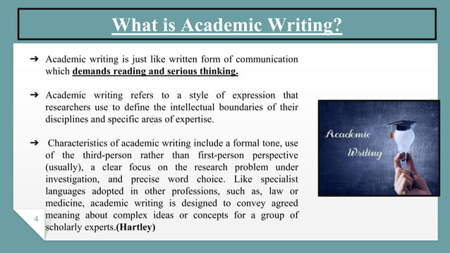 Difference between Academic Writing and Non-academic Writing | PPTX