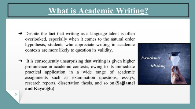 Difference between Academic Writing and Non-academic Writing | PPTX