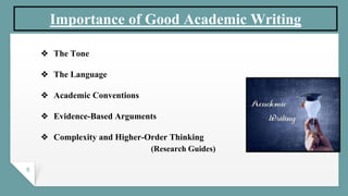 Difference between Academic Writing and Non-academic Writing | PPTX