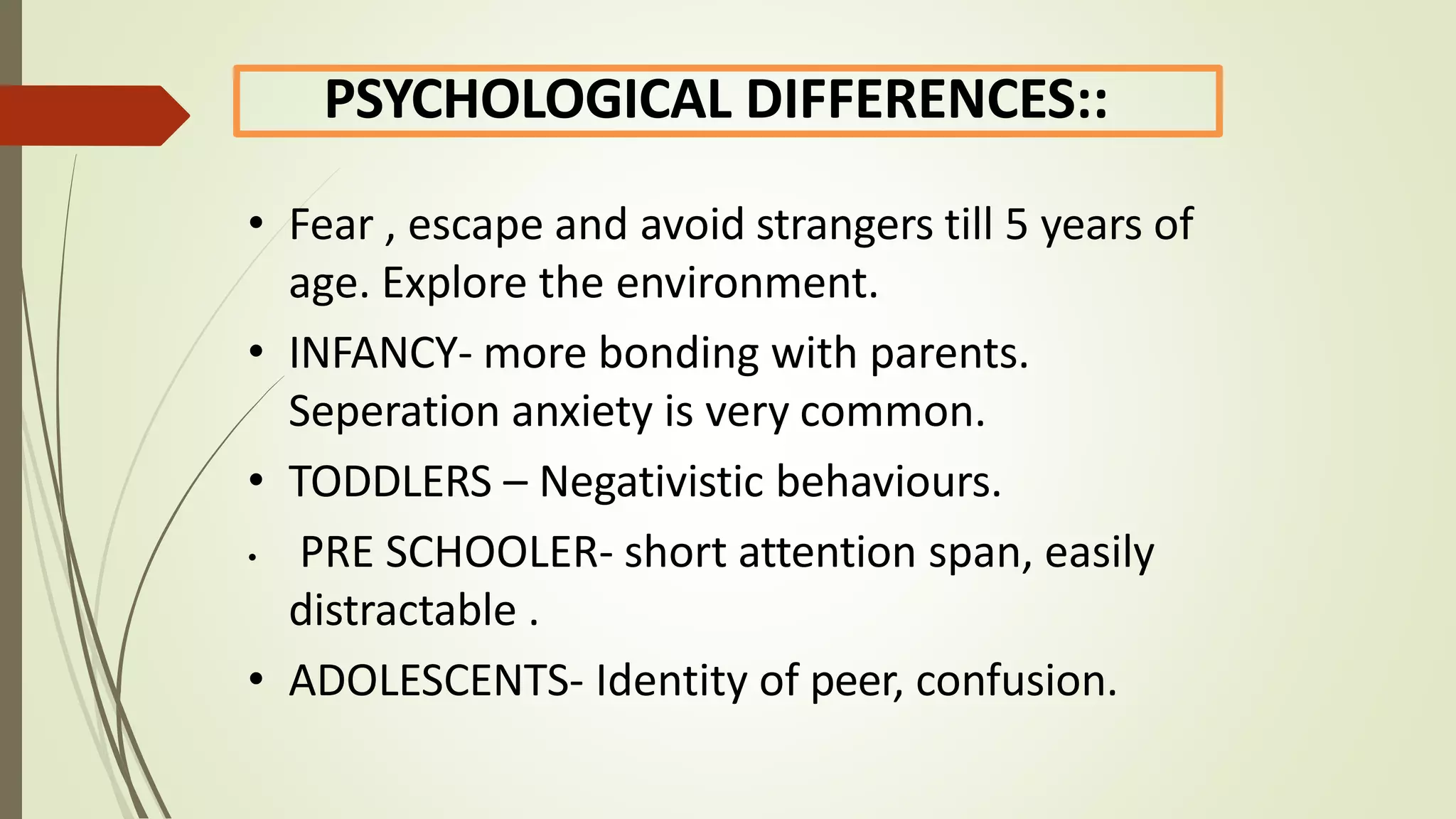 Difference between adult and child | PDF