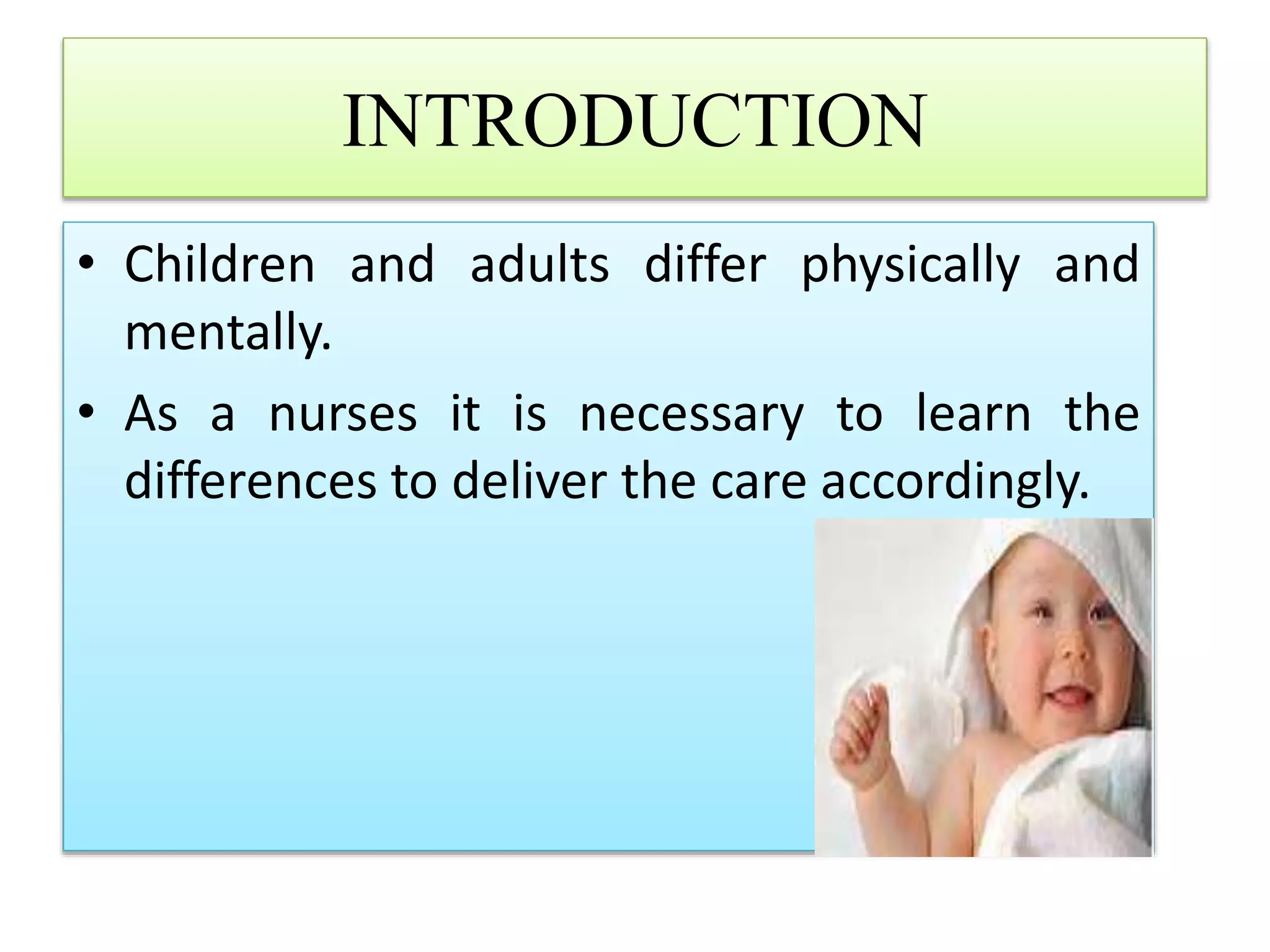 Difference between adult and children | PPTX