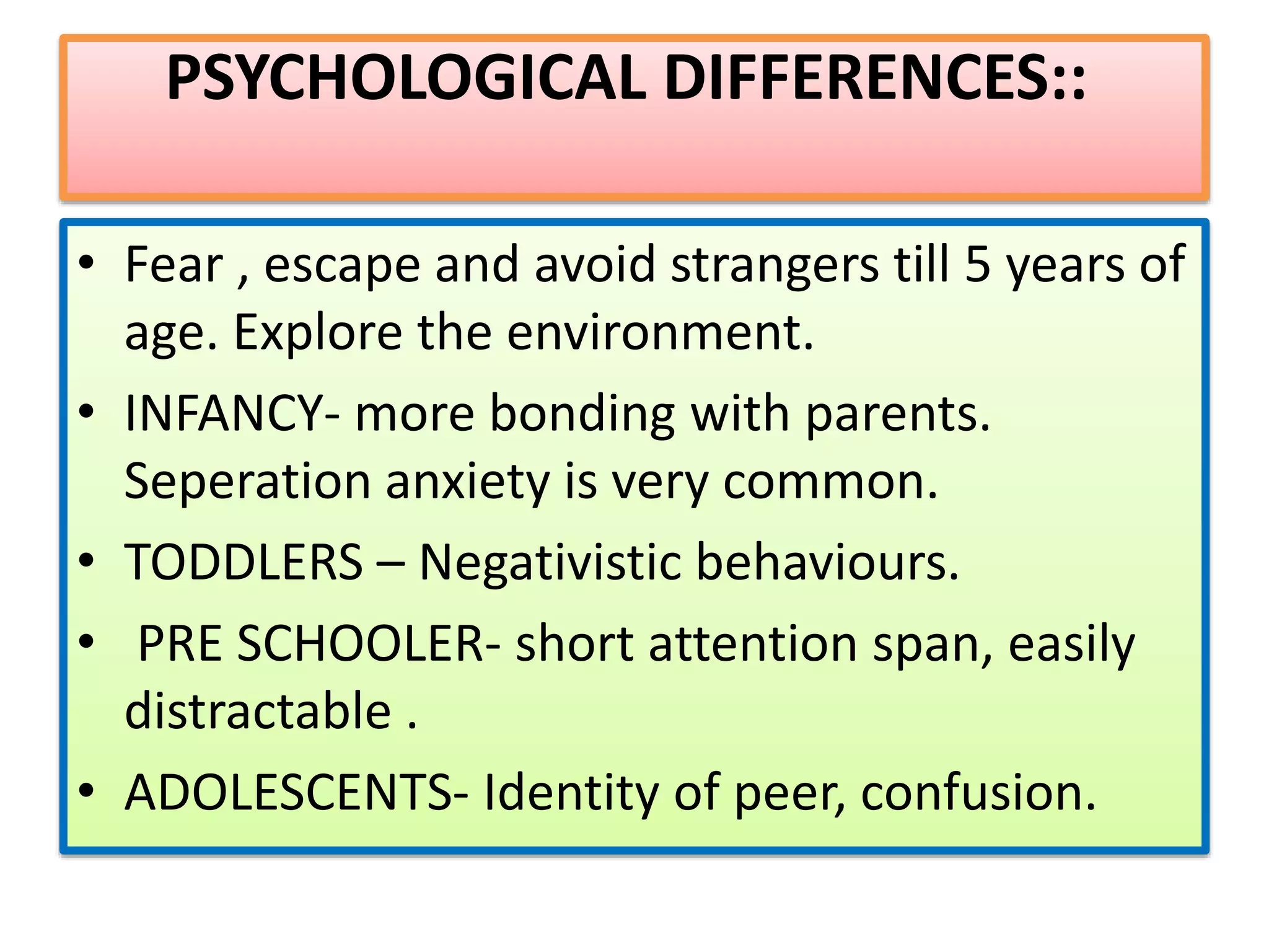 Difference between adult and children | PPTX