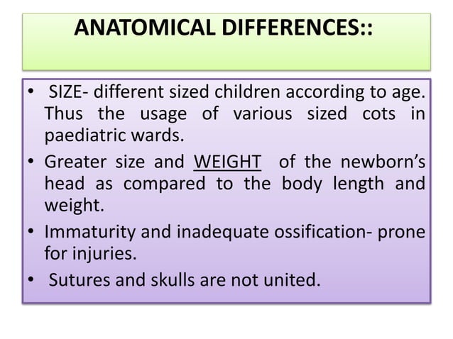 Difference between adult and children | PPTX