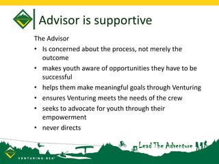 Difference between advisor and scoutmaster | PPT