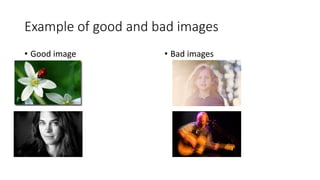 Difference between a good photo and a bad | PPTX