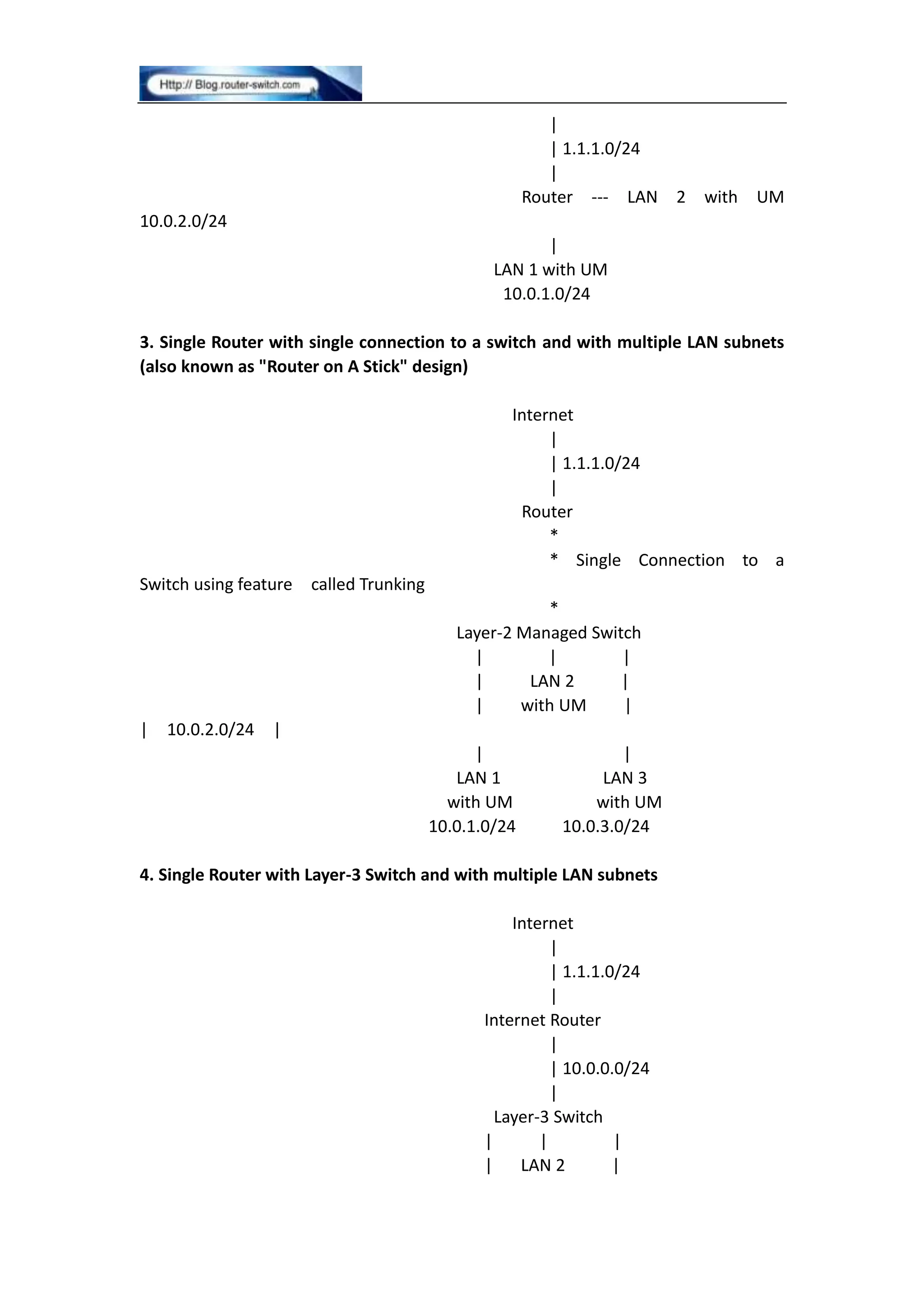 Difference between a layer 3 switch and a router | PDF