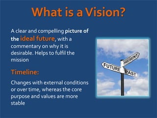 Difference between a mission and a vision | PPTX