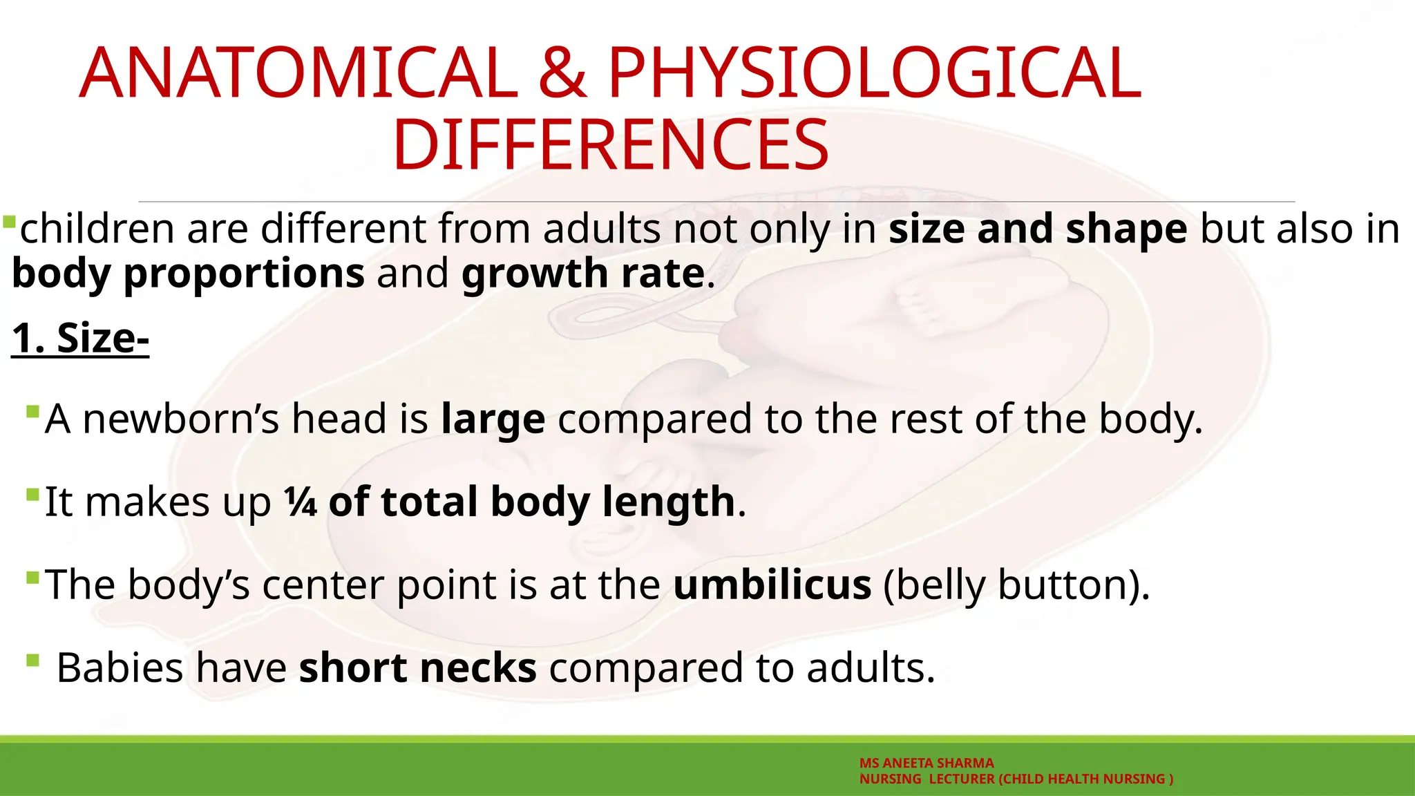 Difference between an adult and child response to illness.pptx