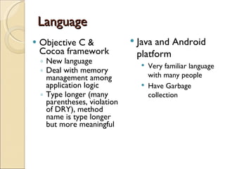 Difference Between Android And I Phone Development | PPT | Operating ...