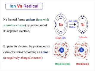 Difference between an Ion and a Radical | PPT