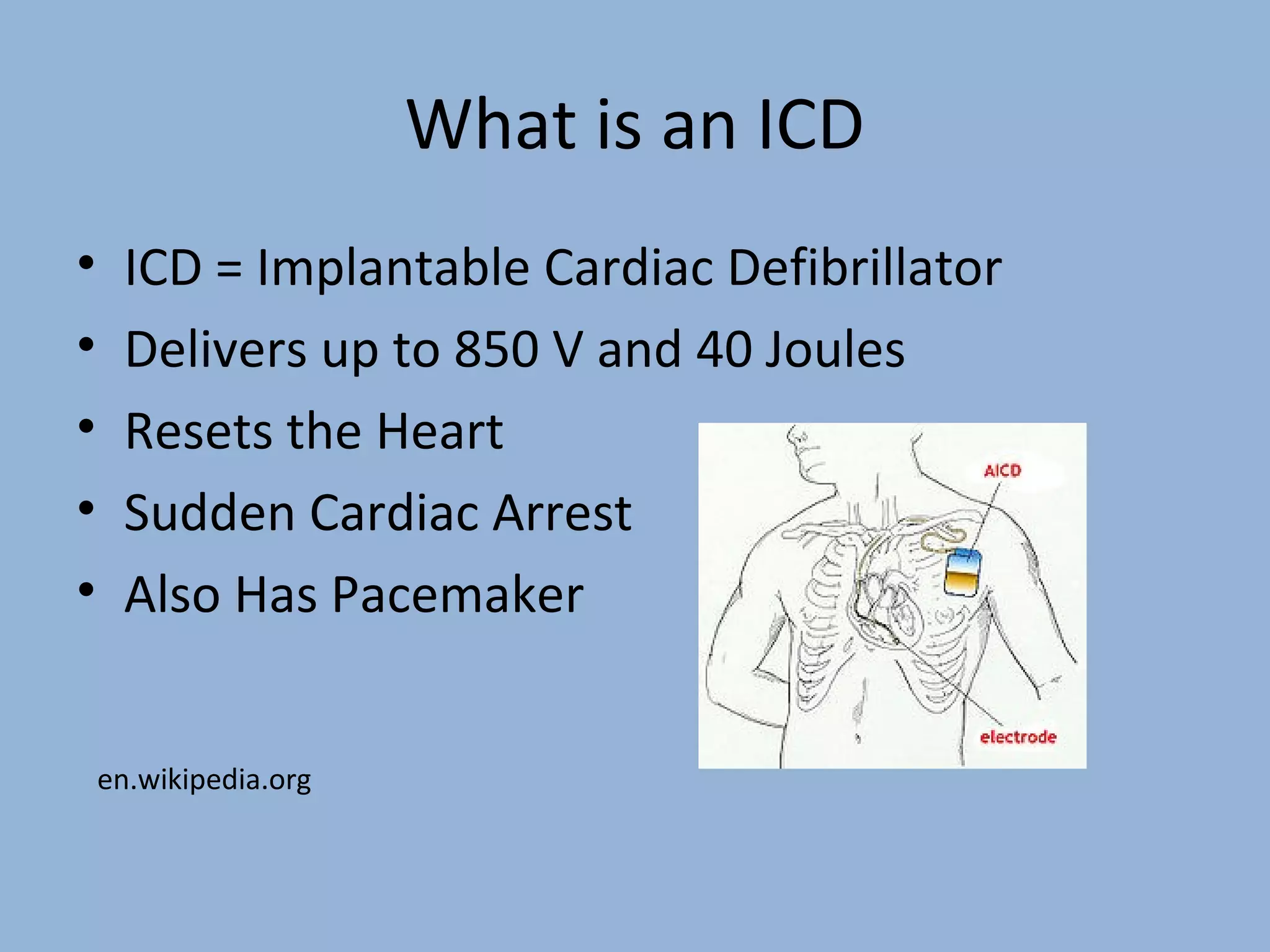 Difference between a pacemaker and an icd presentation | PPT