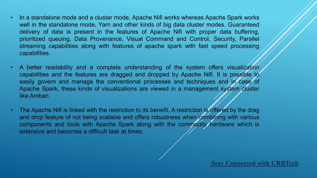 Difference between apache spark and apache nifi | PPT Difference between apache spark and apache nifi | PPT