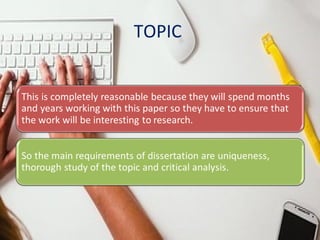 Difference between a research paper and a thesis | PPT