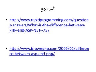 Difference between asp and php | PPT