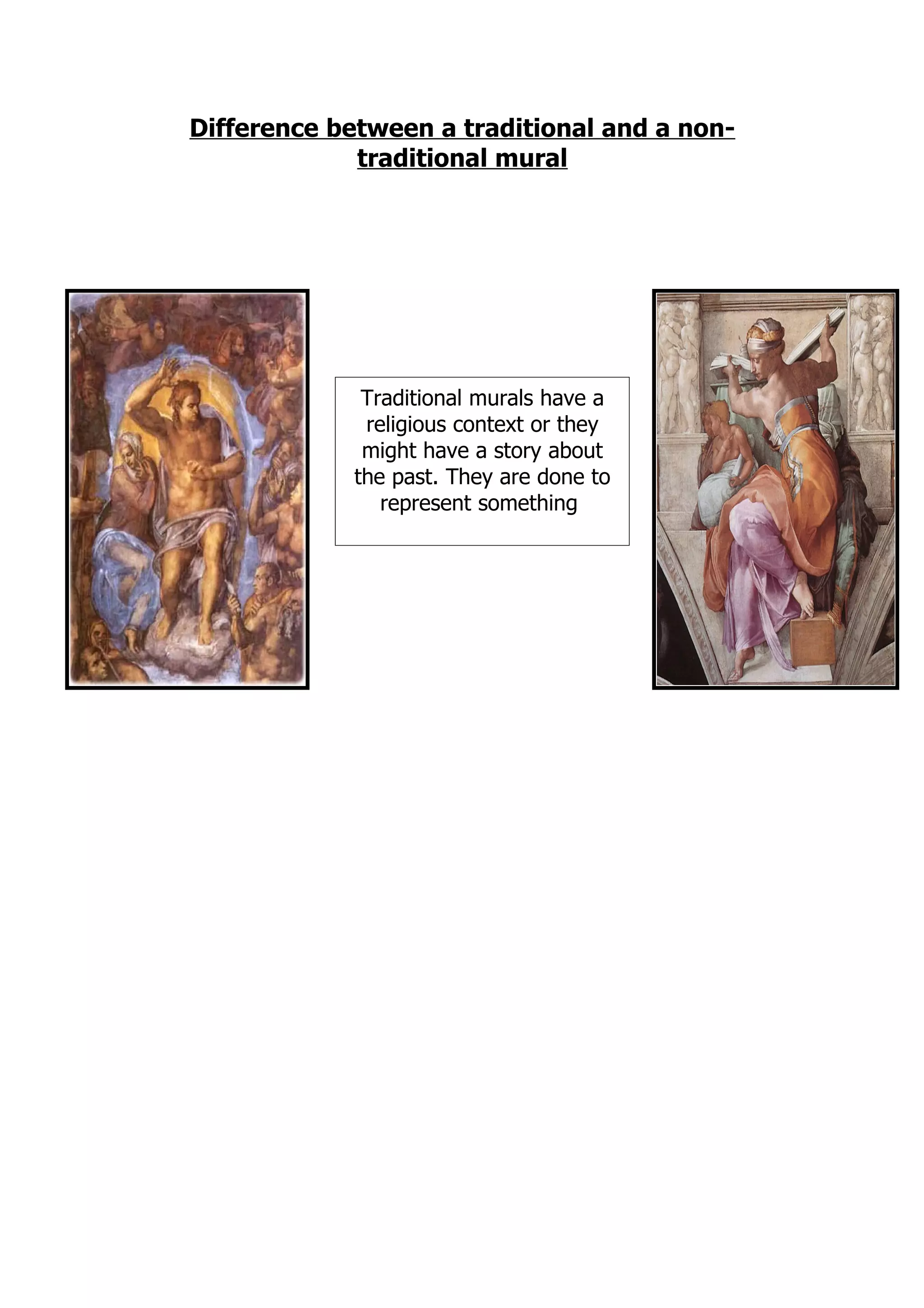 Difference between a traditional and a non | DOC