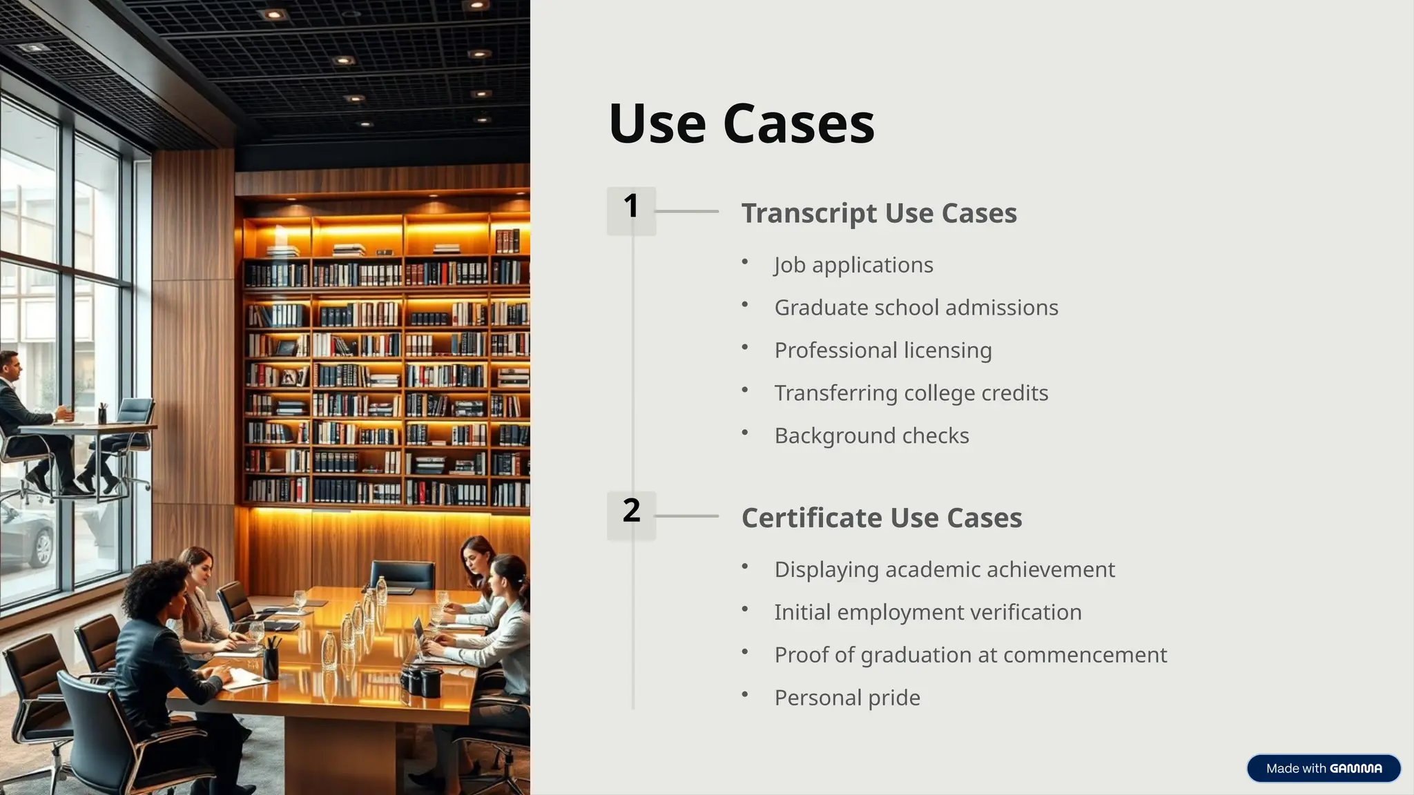 Difference between a Transcript and a Degree Certificate | PPT