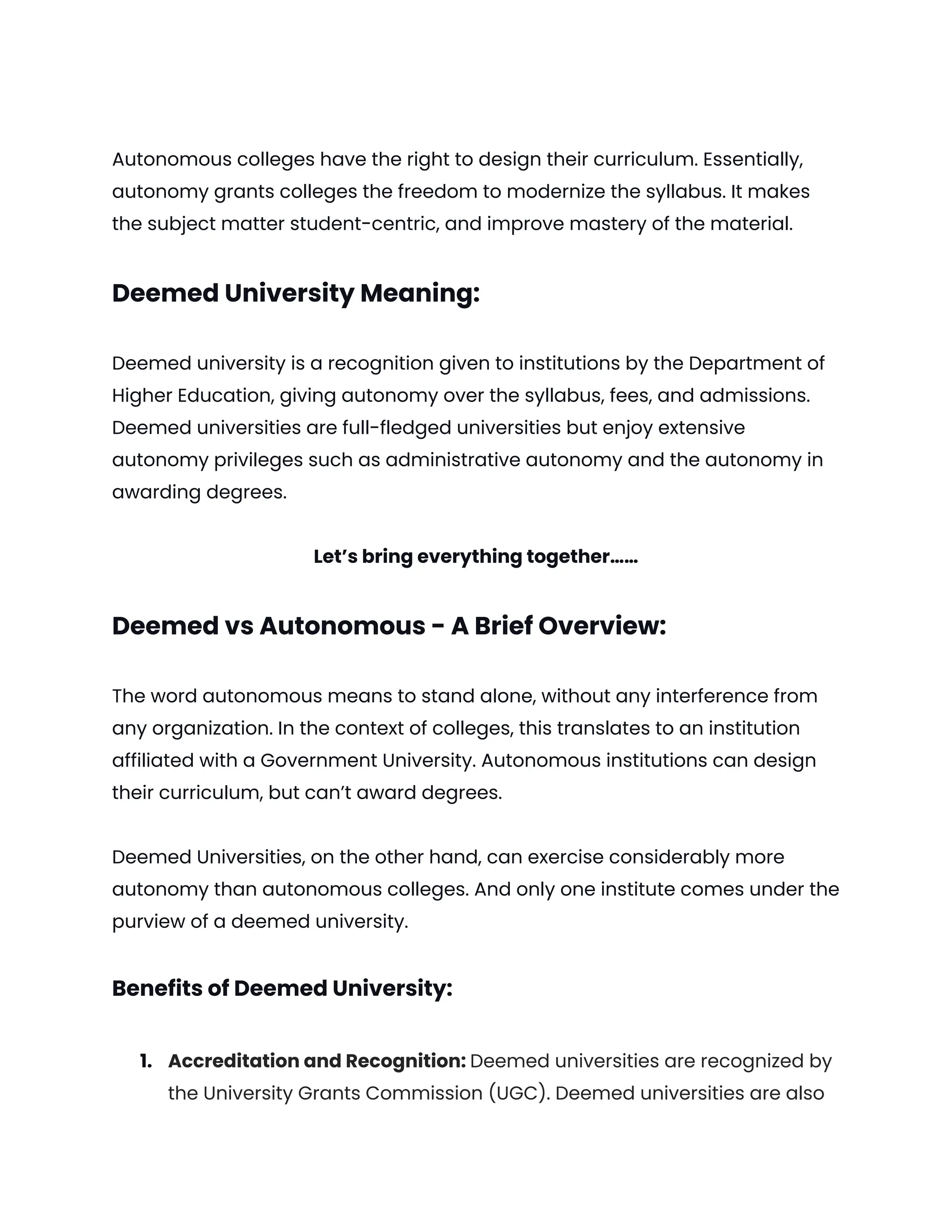 Difference Between Autonomous and Deemed University.pdf