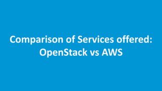 Differences between OpenStack and AWS | PPT