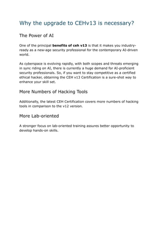 Difference Between CEH v12 & v13: A Comprehensive Guide | PDF