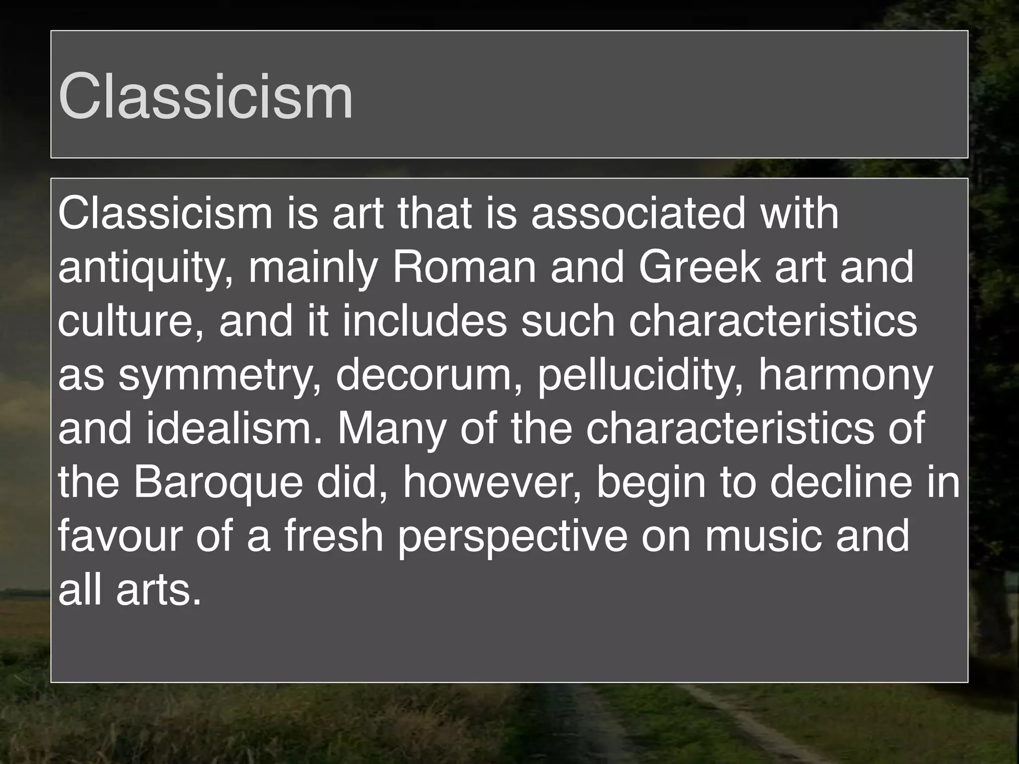 Difference between classicism and romanticism | PDF