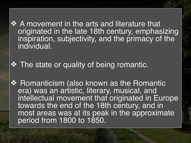 Difference between classicism and romanticism | PDF | Genres